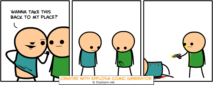 I was messing around with C&H random comic generator when.... : r/funny