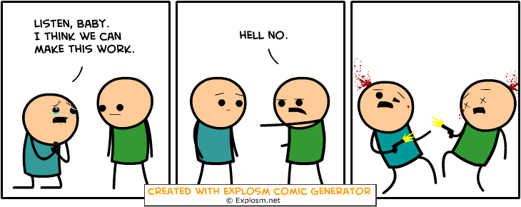 The Cyanide and Happiness random comic generator is pretty awesome ...