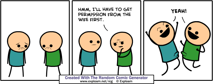 I was messing around with C&H random comic generator when.... : r/funny