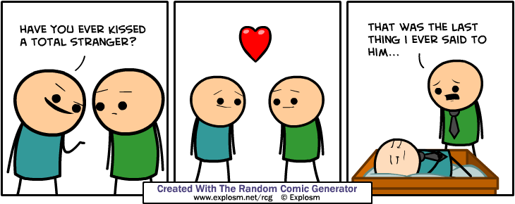 Explosm random comic generator comes through : r/ainbow